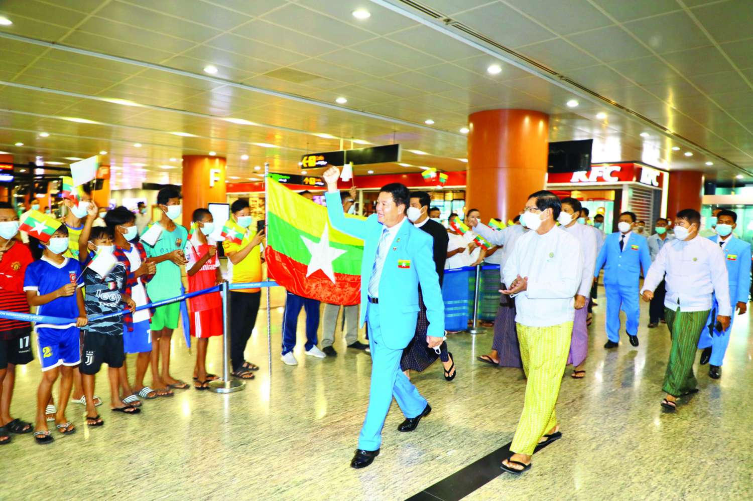 ၃၁ ကြိမ်မြောက် အရှေ့တောင်အာရှအားကစားပြိုင်ပွဲတက်ရောက်ရန် မြန်မာနိုင်ငံ အိုလံပစ်ကော်မတီဥက္ကဋ္ဌ ပ